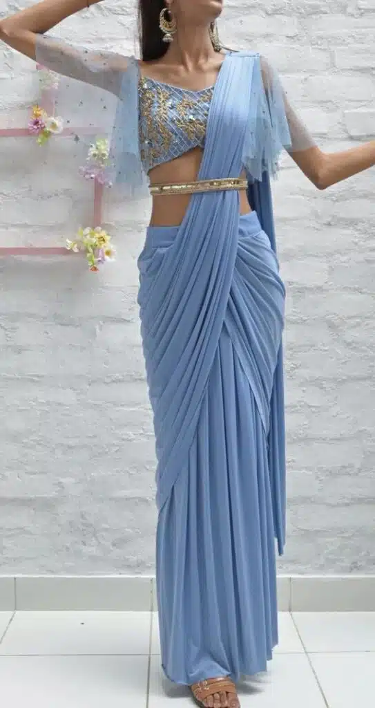 55+ Latest Pre Draped Saree Designs 2024