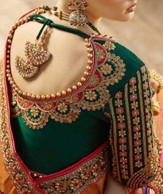23+ Heavy Blouse Designs For Wedding 2024