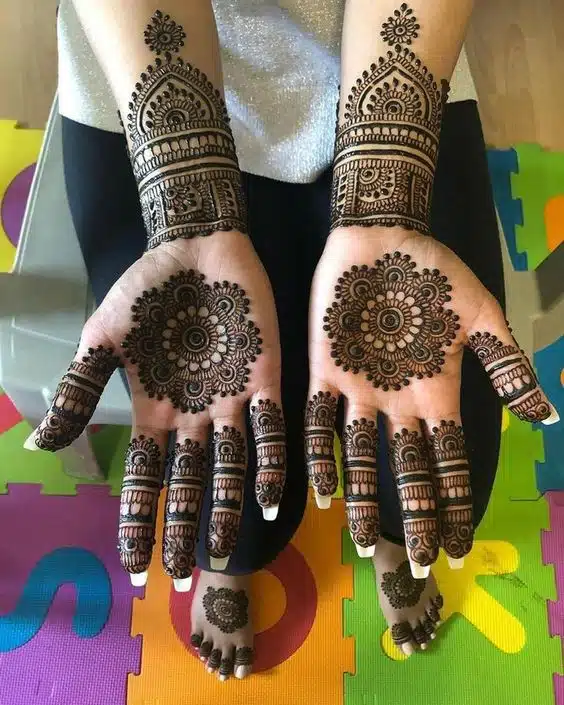 30+ Trendy Mandala Mehndi Designs For Bride 2024