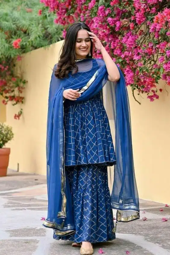 15+ Latest Sharara Suit Designs 2024