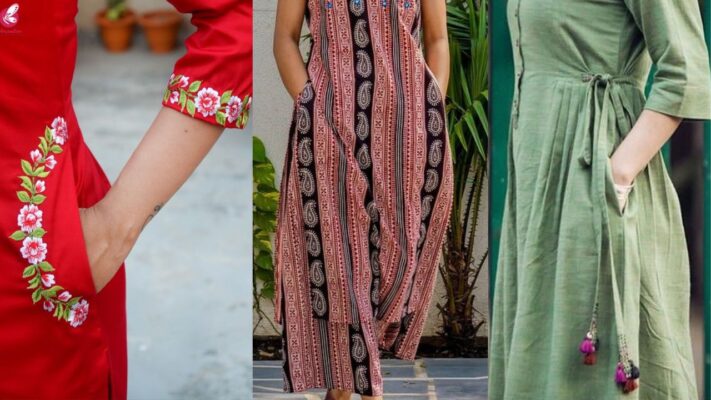 20 Latest Collar Neck Design Kurti 2024