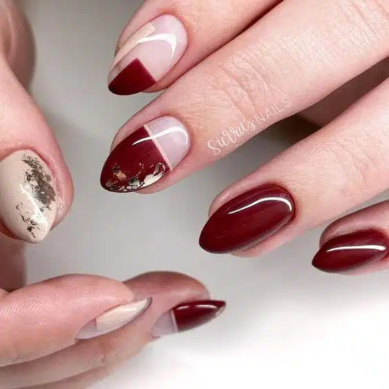 30+ Latest Maroon Nail Designs You Can Try 2024