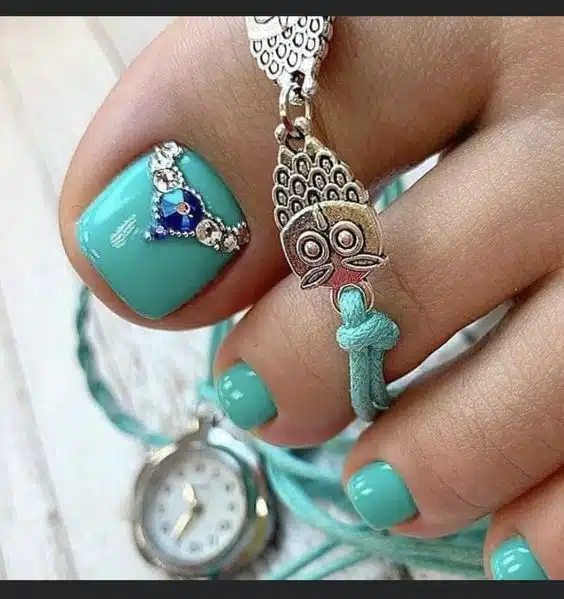 30+ Amazing Big Toe Nail Design 2024