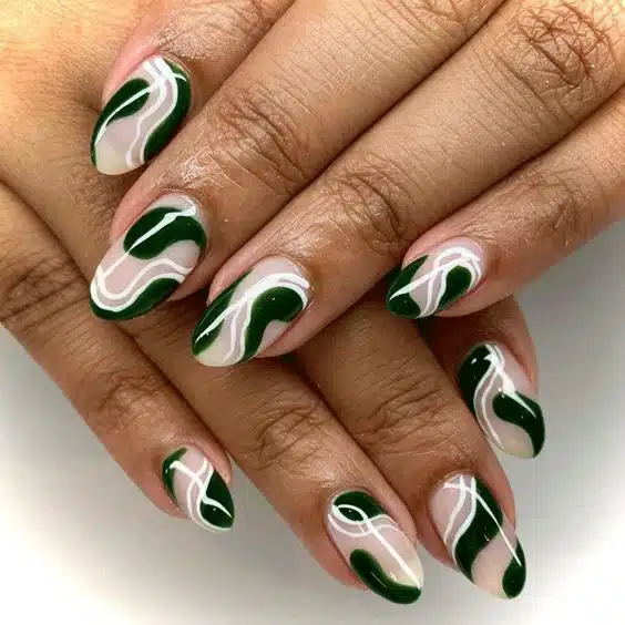 20+ Stunning Squiggle Nail Design Ideas 2024