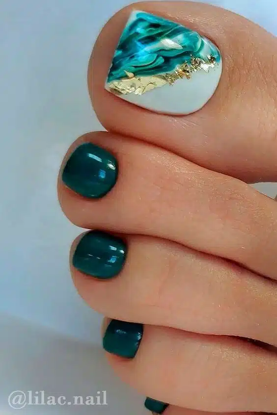30+ Amazing Big Toe Nail Design 2024