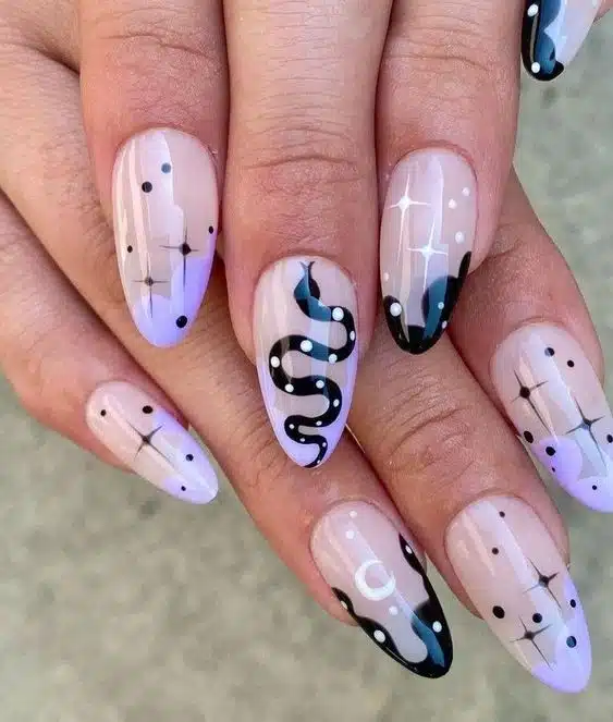 60+ Trendy Snake Nail Design 2024