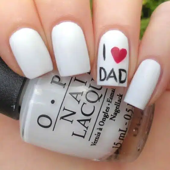 18+ Latest Father's Day Nail Designs 2024