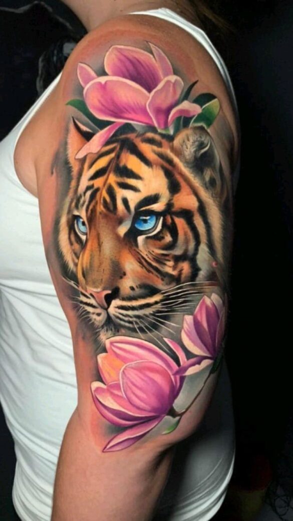 42+ Beautiful Tiger Tattoo Designs 2024