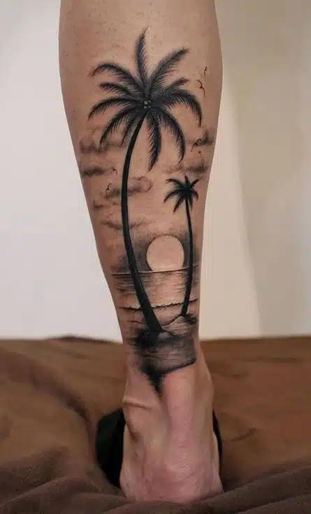 55+ Awesome Back Of Leg Tattoos
