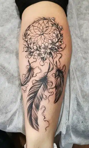 55+ Awesome Back Of Leg Tattoos